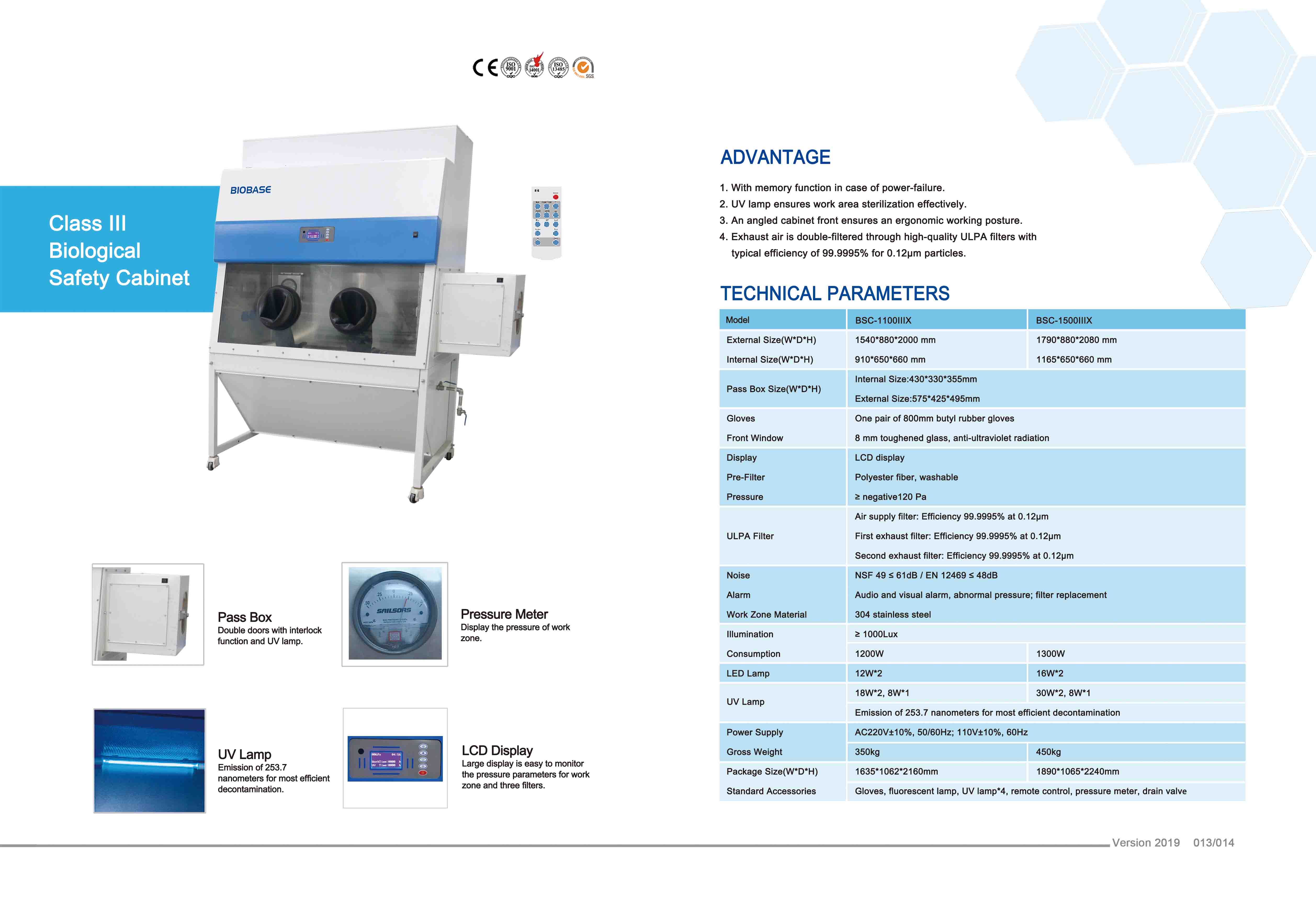 Class III Biological Safety Cabinet - Buy BIOBASE