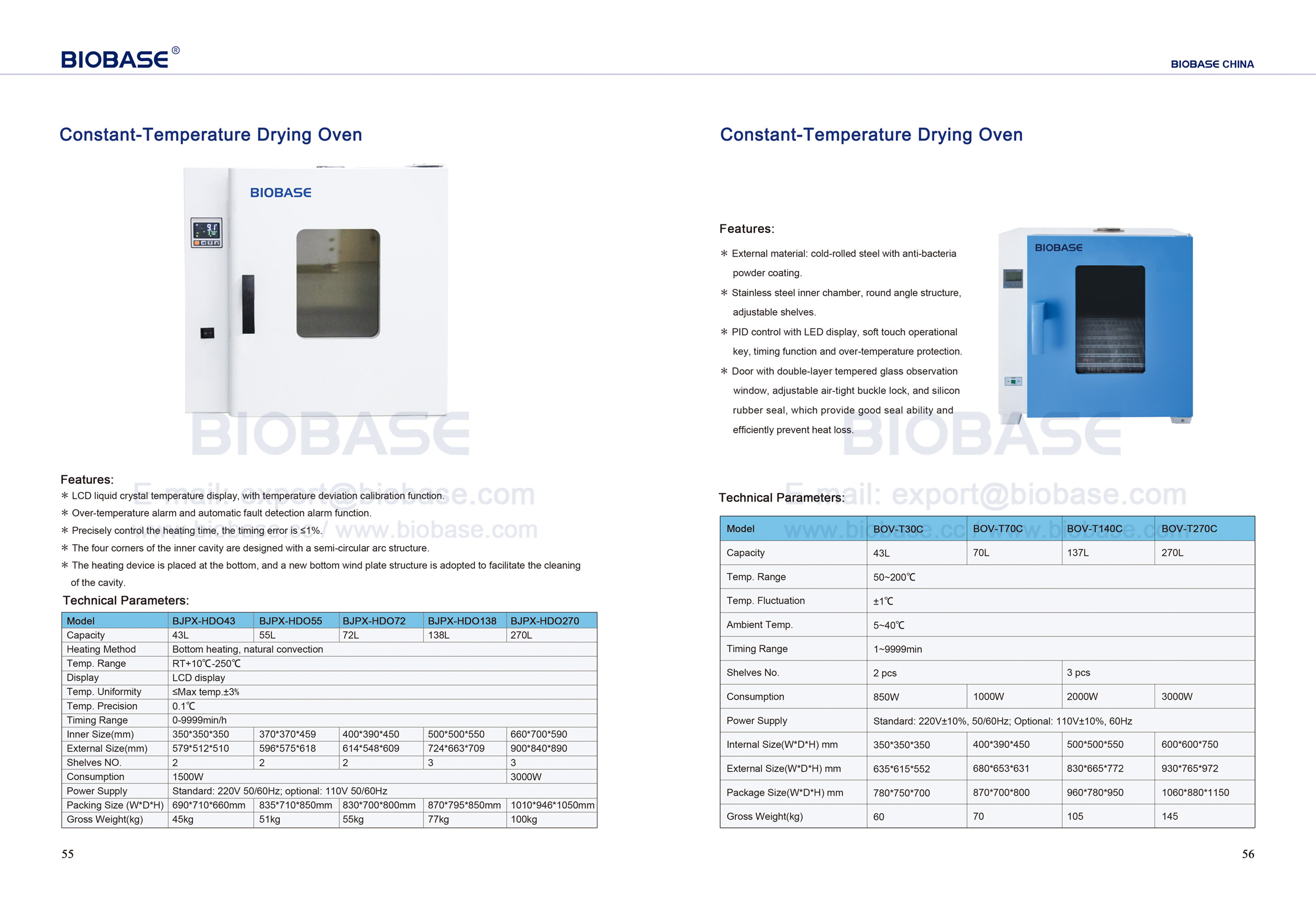 Constant Temperature Drying Oven - Buy BIOBASE
