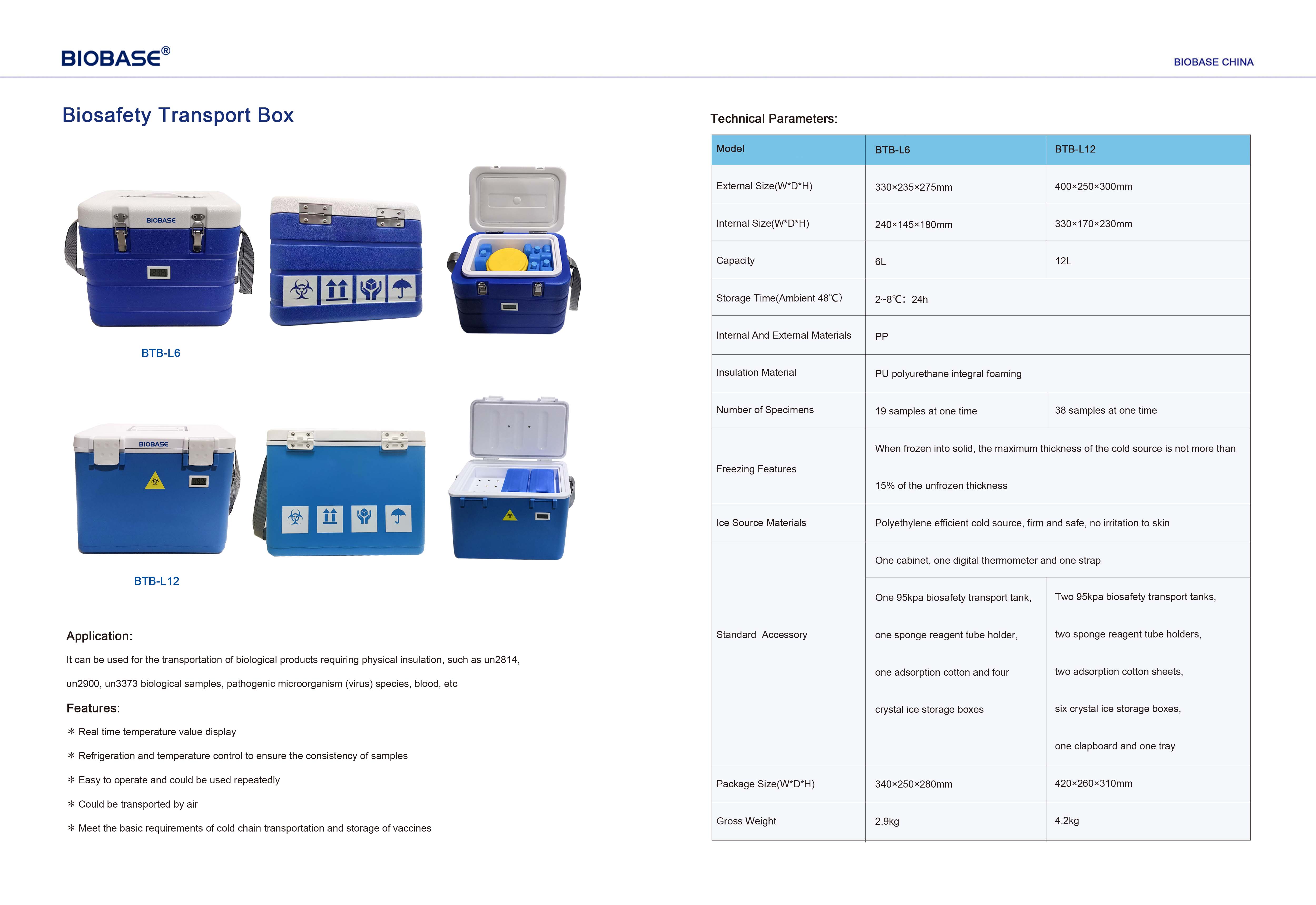 Biosafety Transport Box - Buy BIOBASE